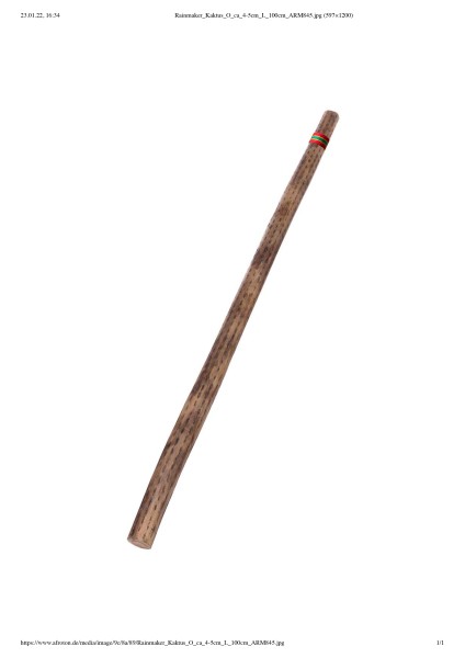 Rainmaker, Ø c. 4-5cm, L 100cm, no sales to non-EU countries "CITES ...