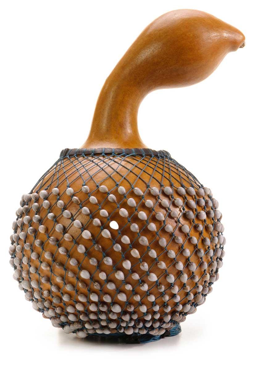 Chekere, Ø 18-22cm, Samennetz | Chekere | Percussionsinstrumente ...