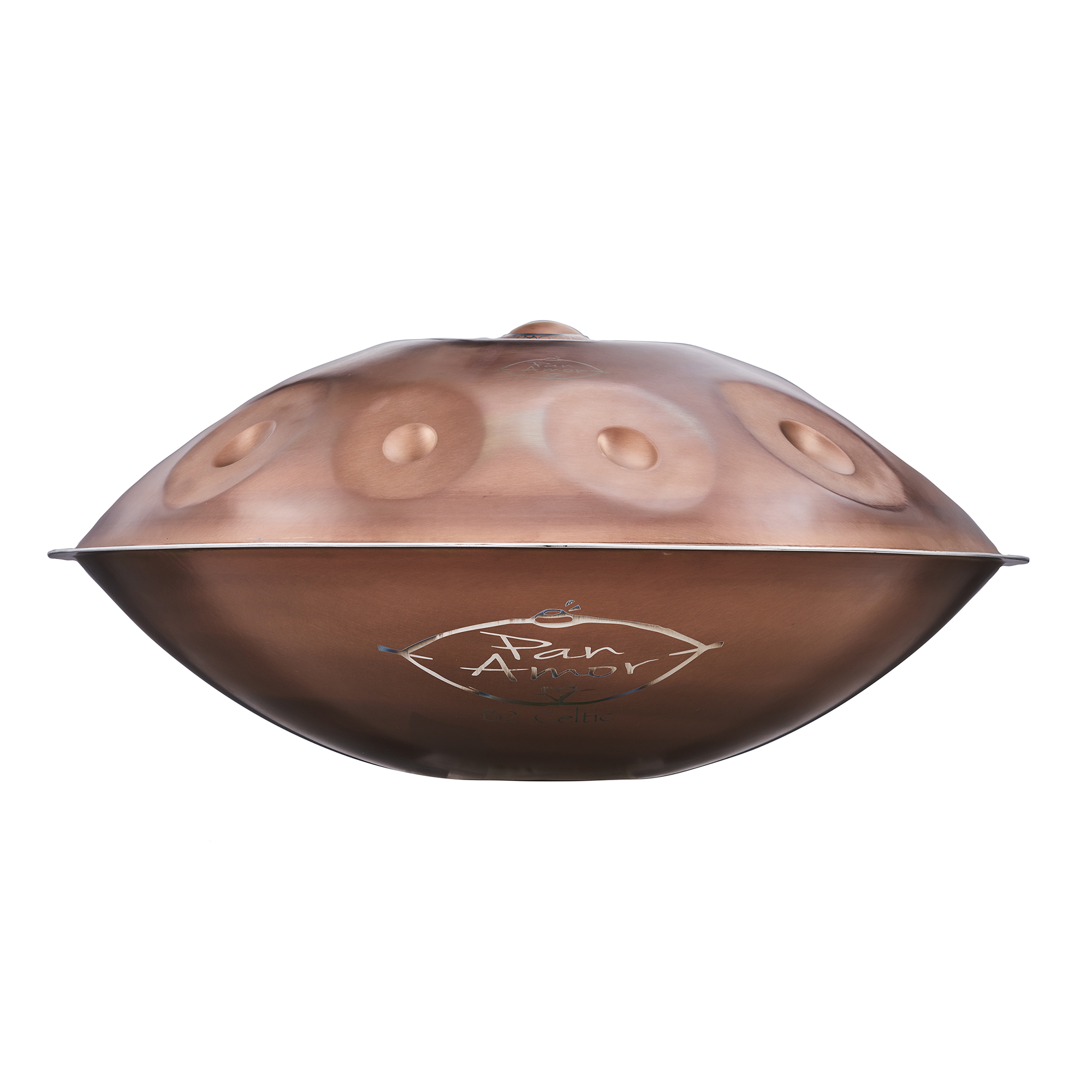 PanAmor Handpan, B2-Celtic minor, stainless steel | Afroton
